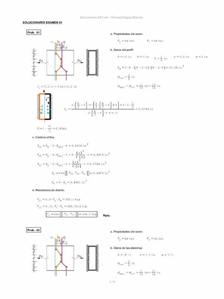 Solucionario E01 e | PDF