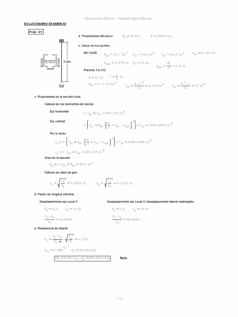Solucionario E02 e | PDF