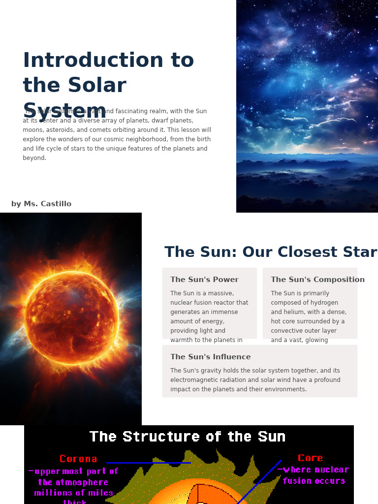 Introduction To The Solar System | PDF
