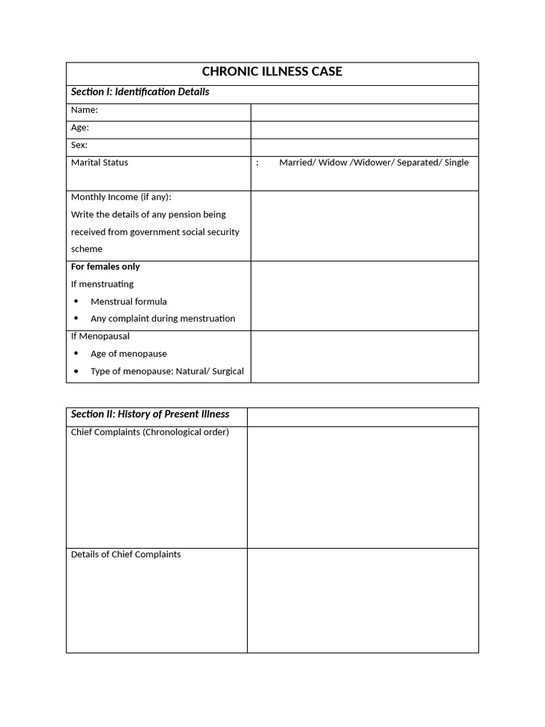 Chronic Illness | PDF