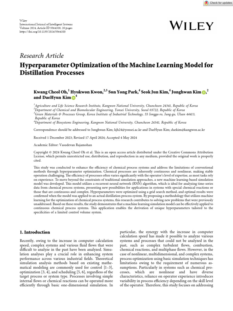 Hyperparameter Optimization of The Machine Learning Model For ...