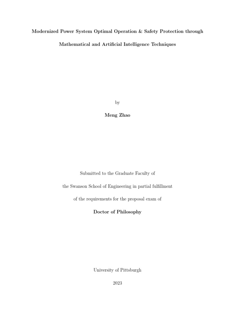 Power System Operation Through Mathematical And Ai Techniques Pdf