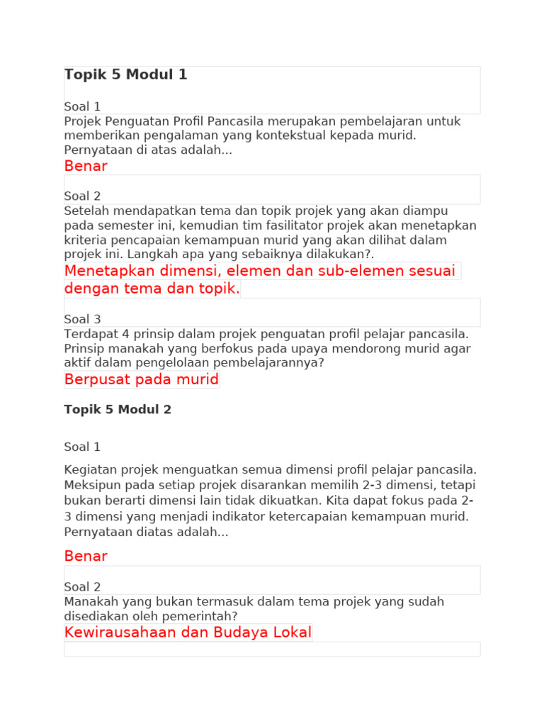 Topik 5 | PDF
