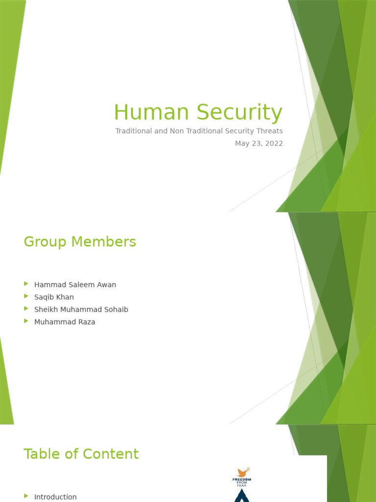 Human Security | PDF