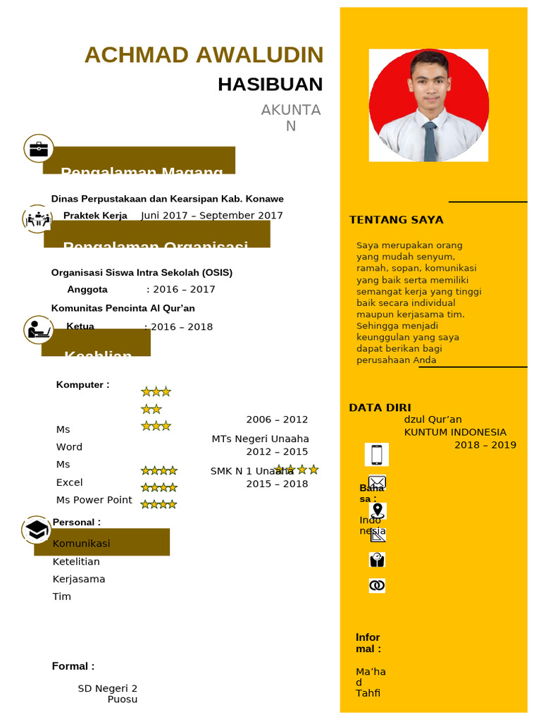 Contoh CV | PDF