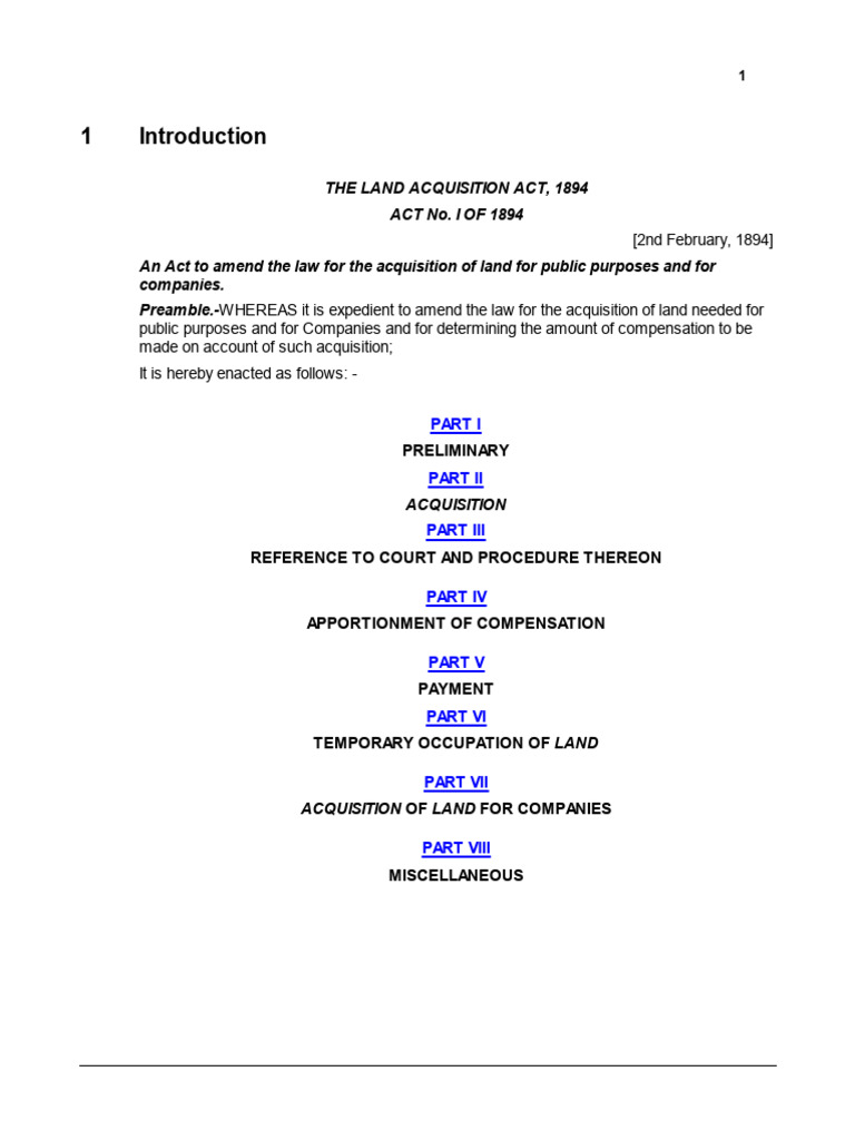 2-the-land-acquisition-act-1894 | PDF