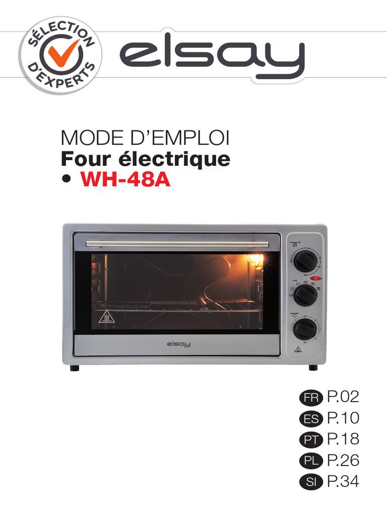 Four Électrique Elsay - Notice | PDF