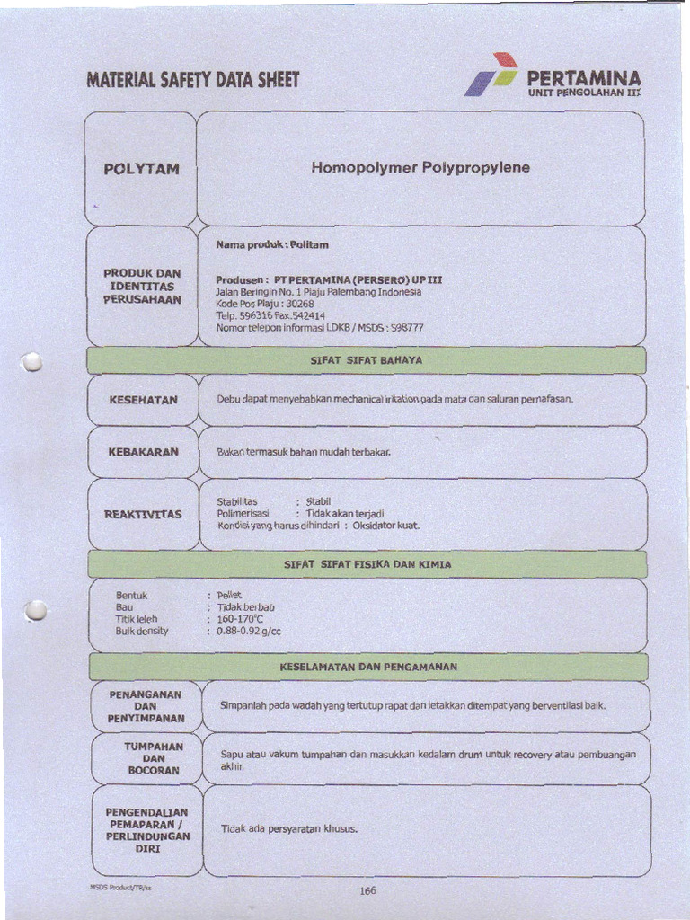 Polytam MSDSPDF | PDF