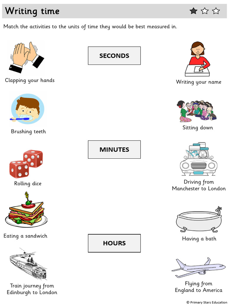 Lesson 1 - Hours, Minutes, Seconds | PDF