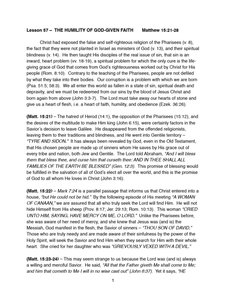 2024-05-05 - Humility of God-Given Faith - Bill Parker (5624154572241 ...