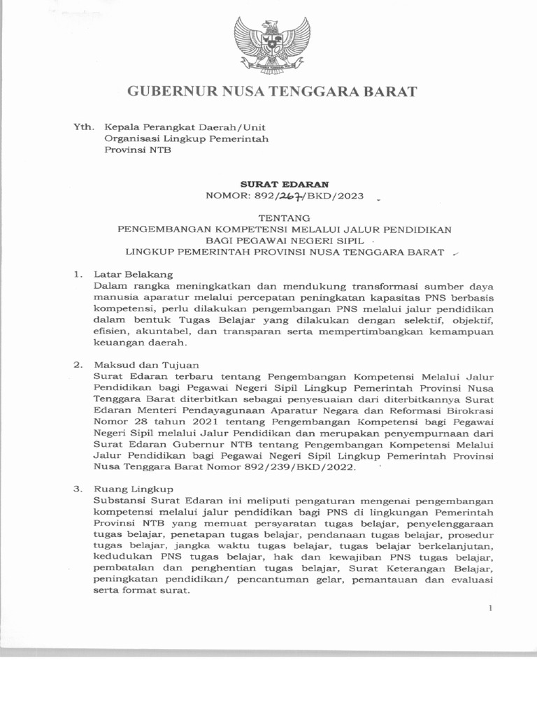 Se Gub 2023 Tubel | PDF