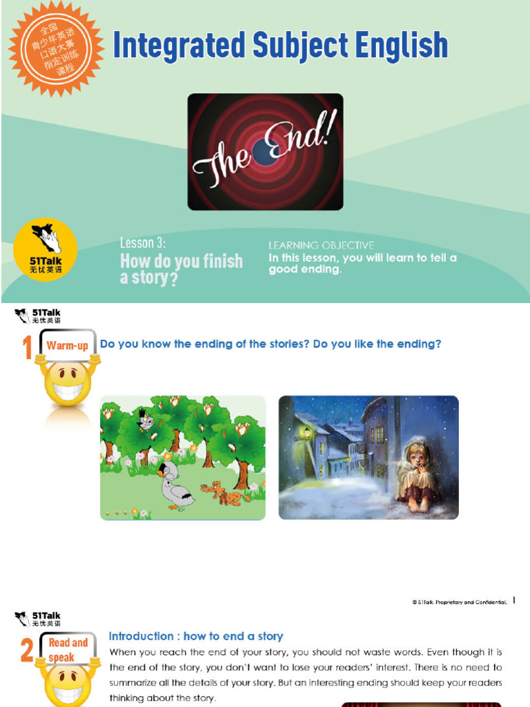 3 How Do You Finish A Story | PDF