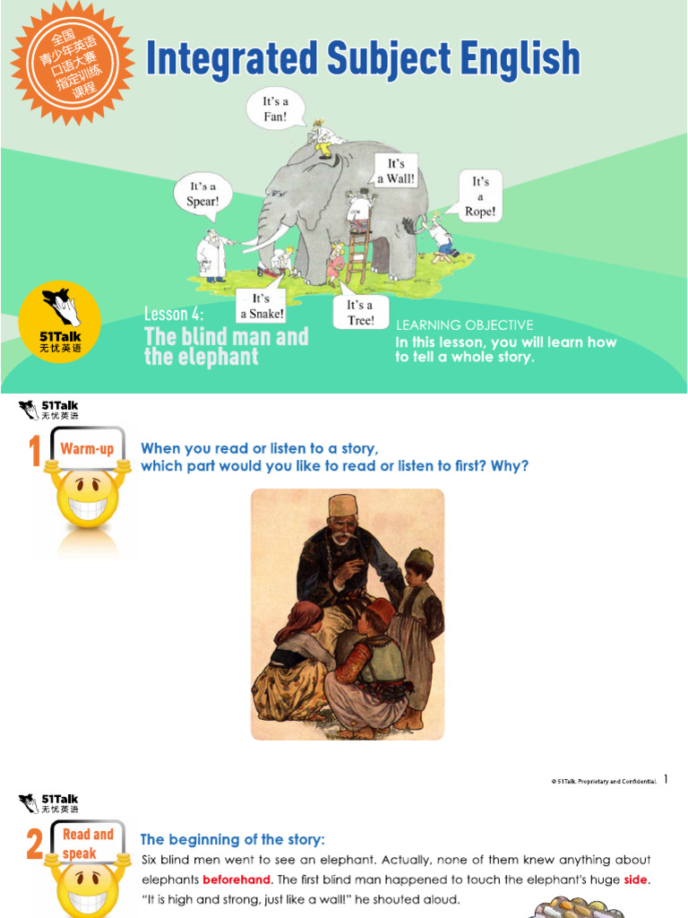 4 The Blind Man and The Elephant | PDF