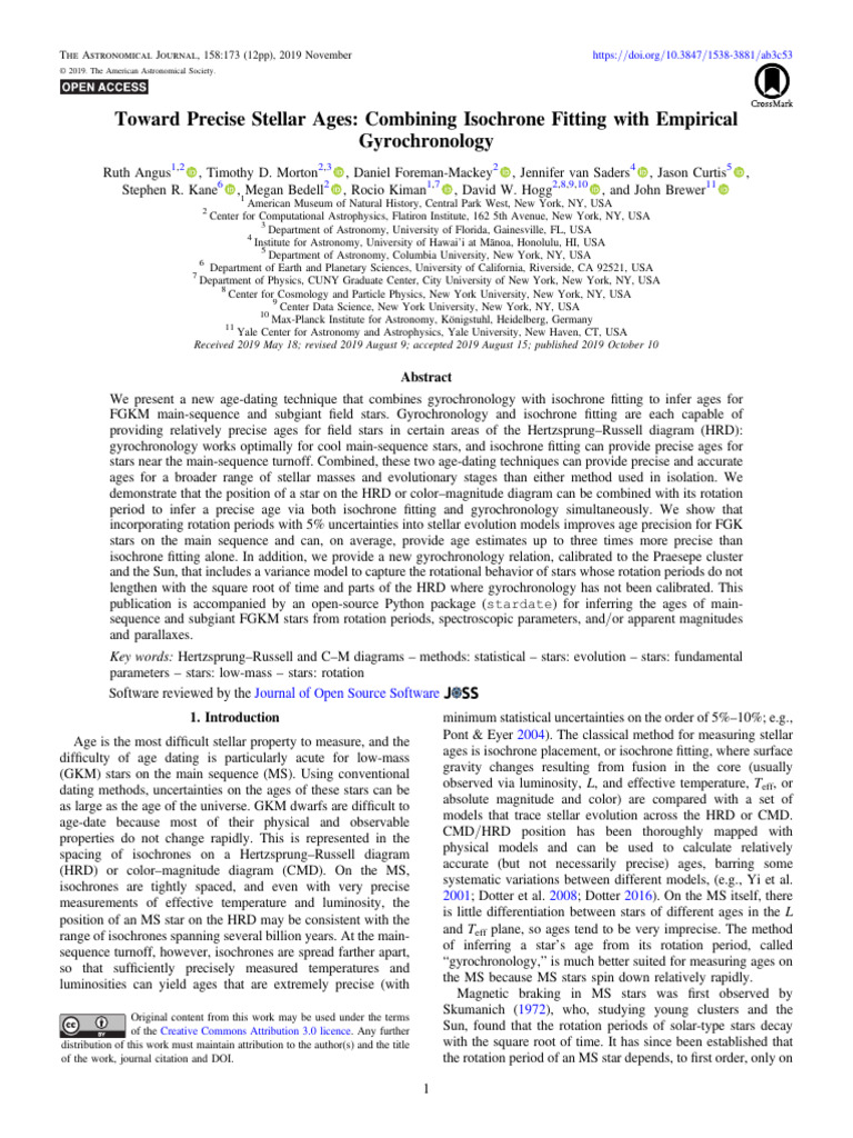 Angus 2019 AJ 158 173 | PDF