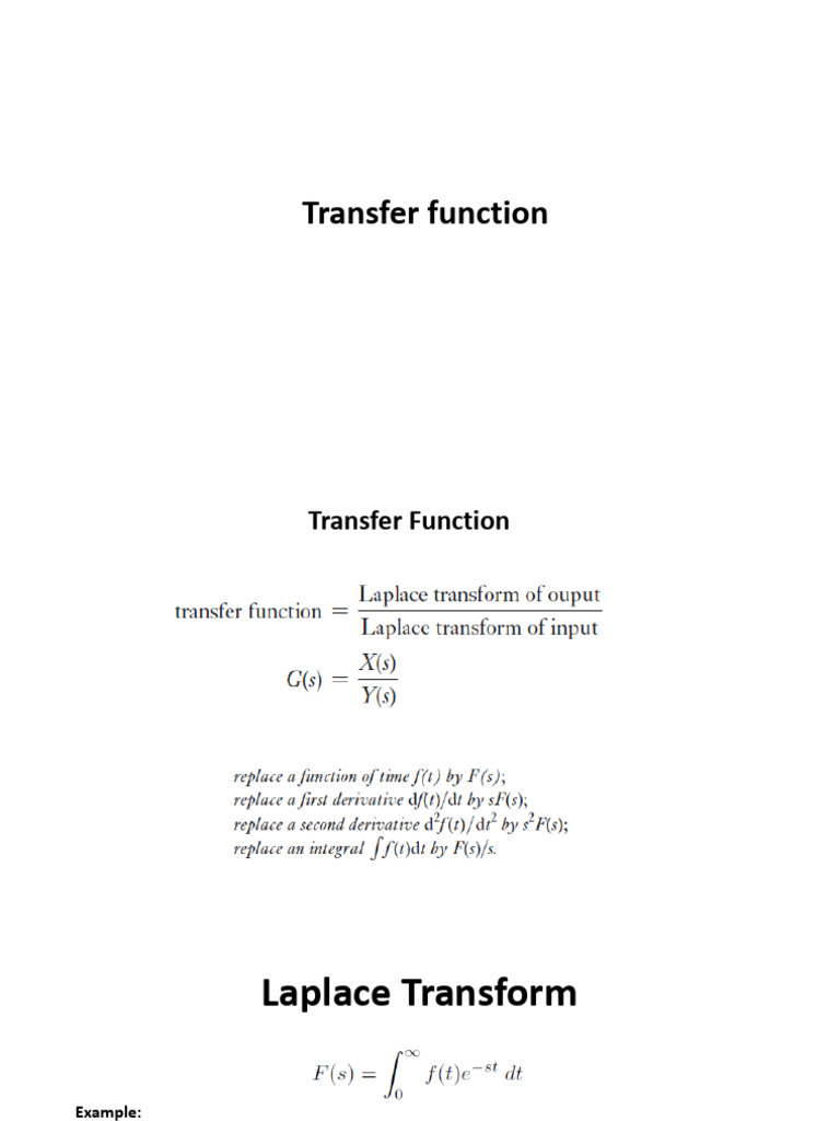 Transfer Functions | PDF