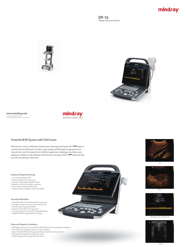 Mindray DP10 Doppler | PDF