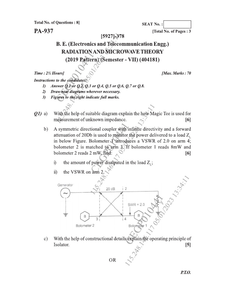 Endsem (2019 Pattern) Jan2023 | PDF