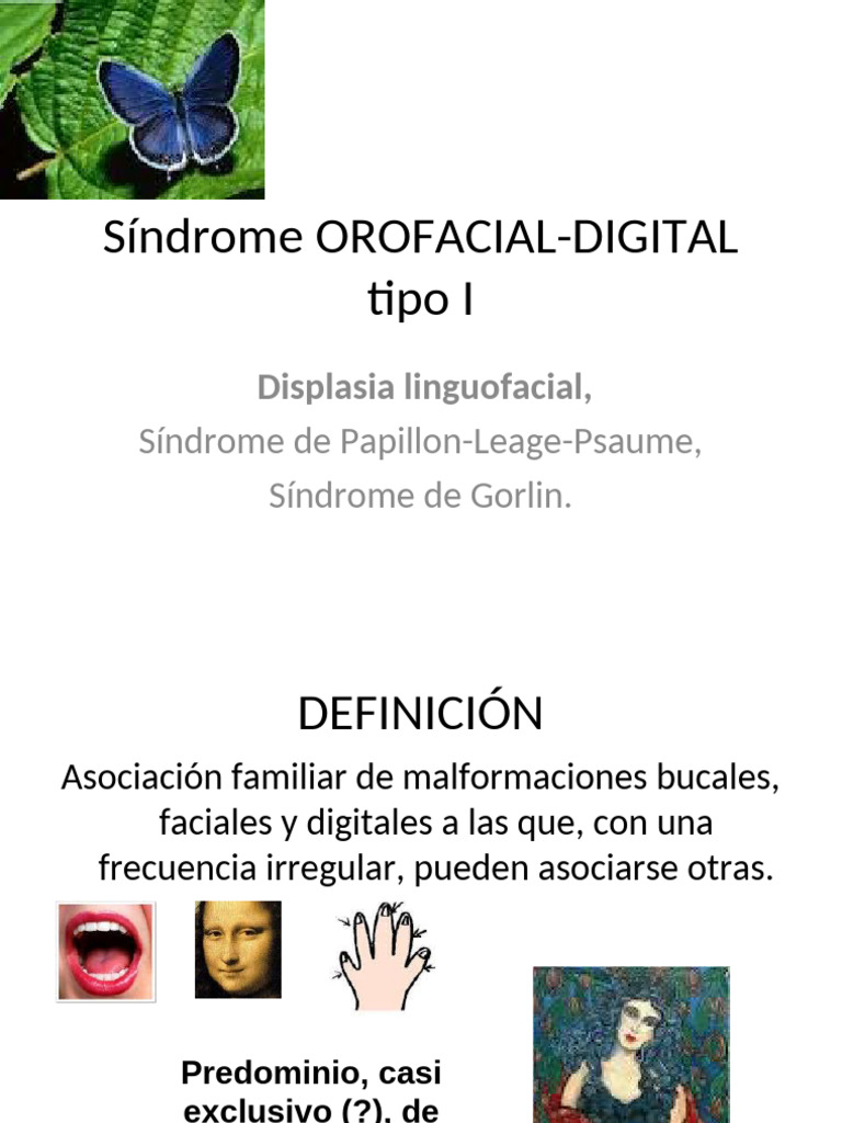 Sindrome Orofacial | PDF
