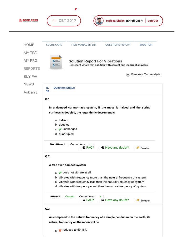 Made Easy Online Test Series | PDF