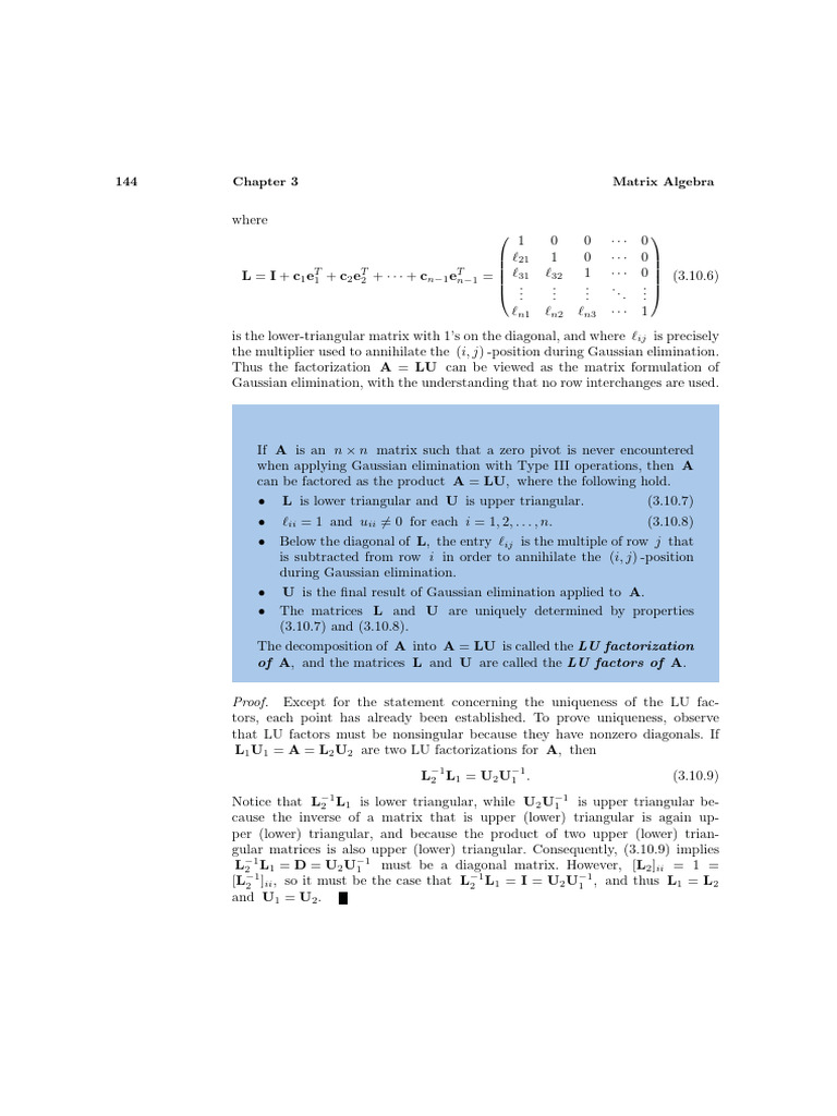 Ch3 Factorization | PDF