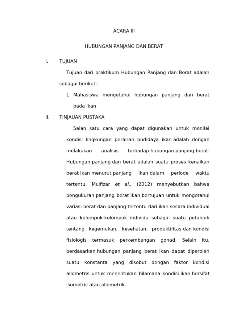 Acara Iii Ekoper | PDF