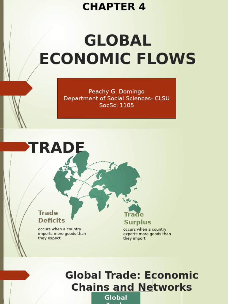 Chapter 4 Global Economic Flows | PDF