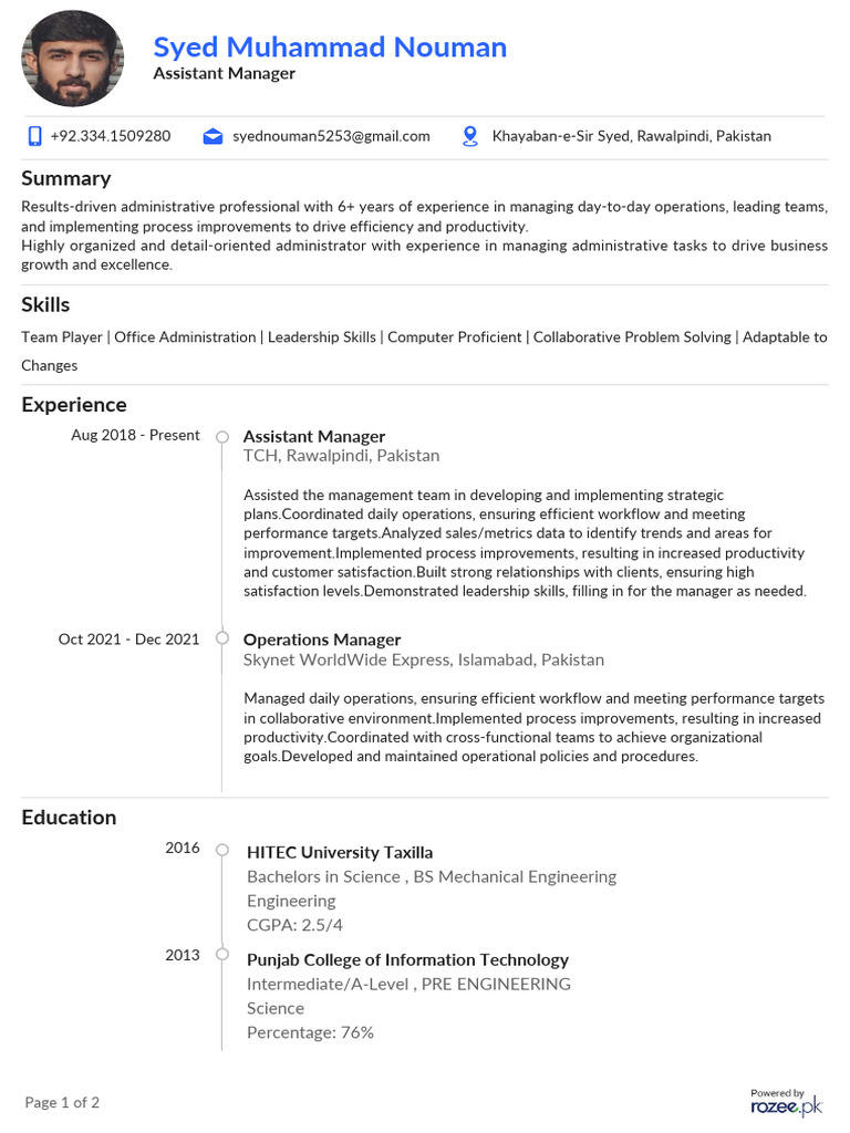 Syed Muhammad Nouman | PDF