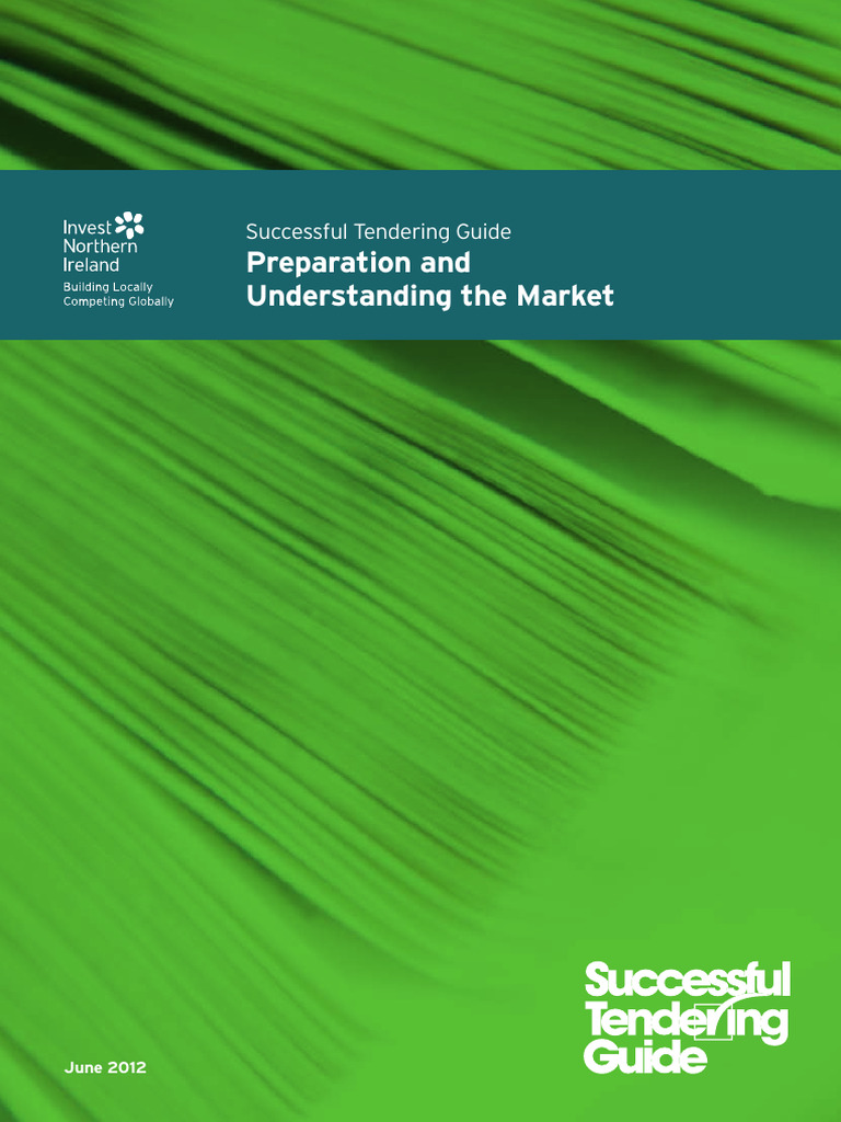 Tendering Guide Preparation and Understanding The Market | PDF