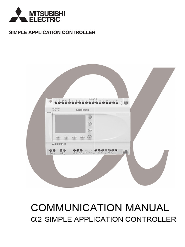 Mitsubishi Alpha Communication Manual | PDF