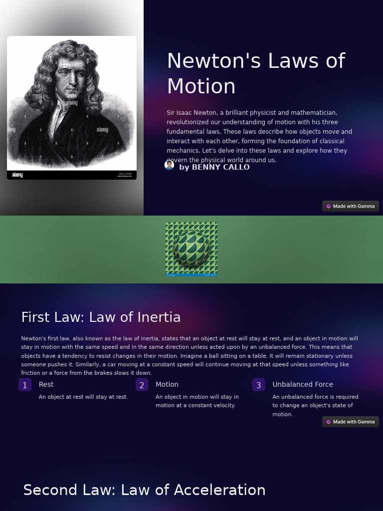 Newtons Laws of Motion | PDF
