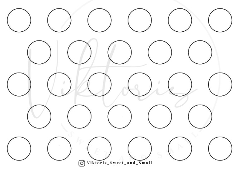 Macaron Template A3 PDF | PDF