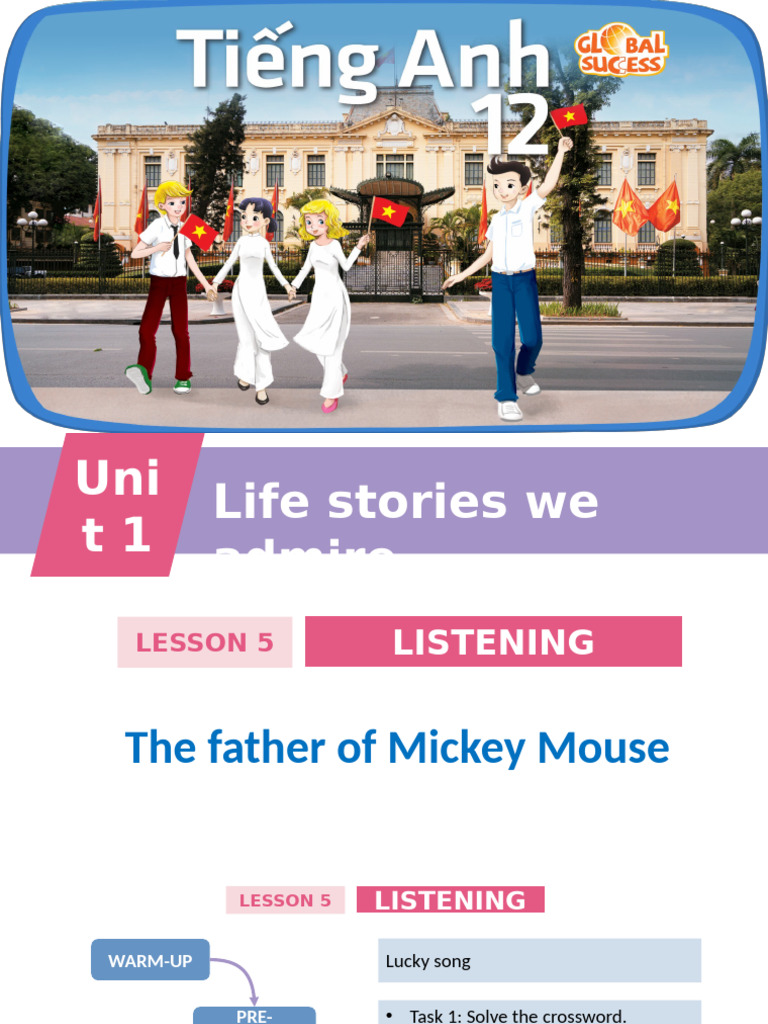 TA12 - Unit 1 - Lesson 5 | PDF | The Walt Disney Company | Walt Disney