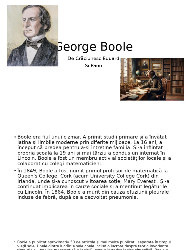 George Boole | PDF