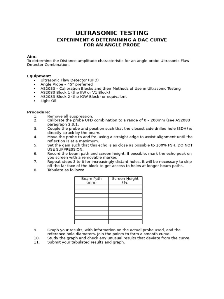 Exp6 Angle Probe Dac | PDF
