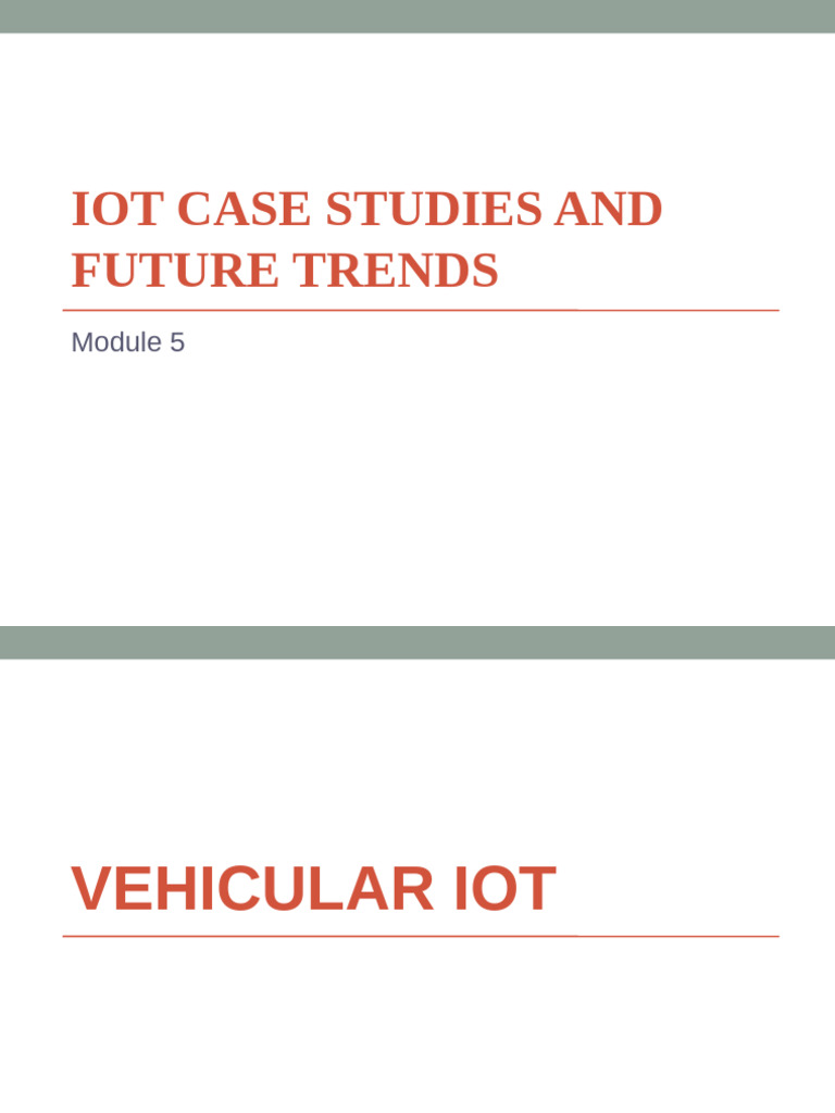 Healthcare and Vehicular IoT | PDF
