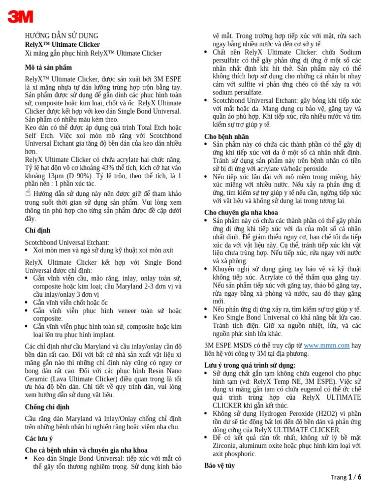 HDSD - RelyX Ultimate Clicker | PDF