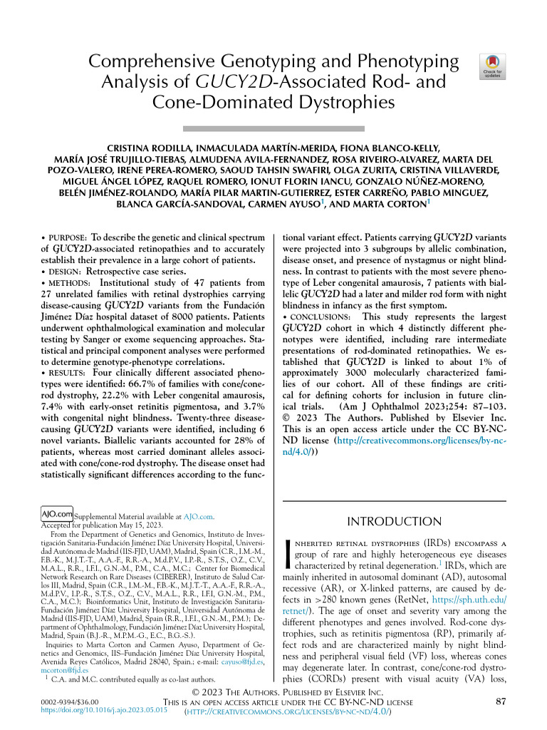 Comprehensive Genotyping and Phenotyping Analysis | PDF