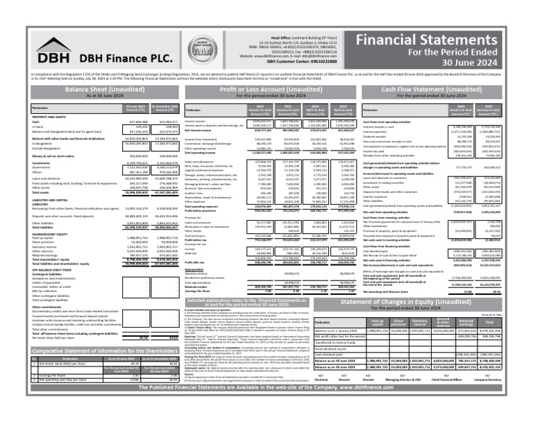 Financial Statements June 2024 Pdf