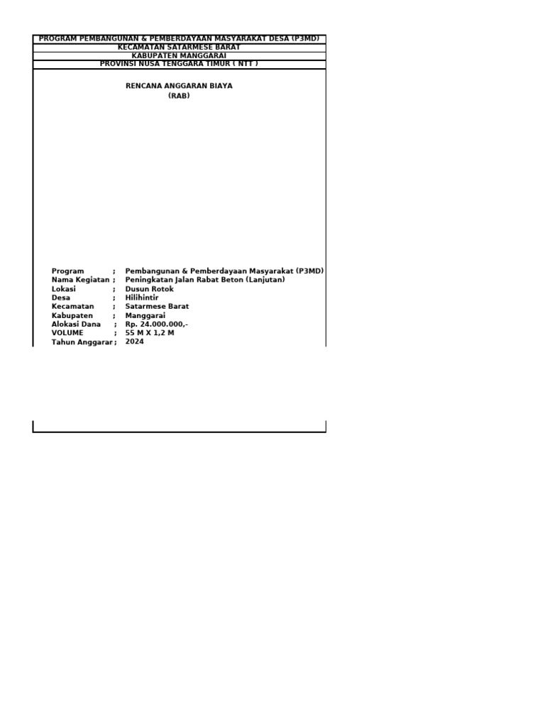 Rab Rabat Rotok Lanjutan | PDF