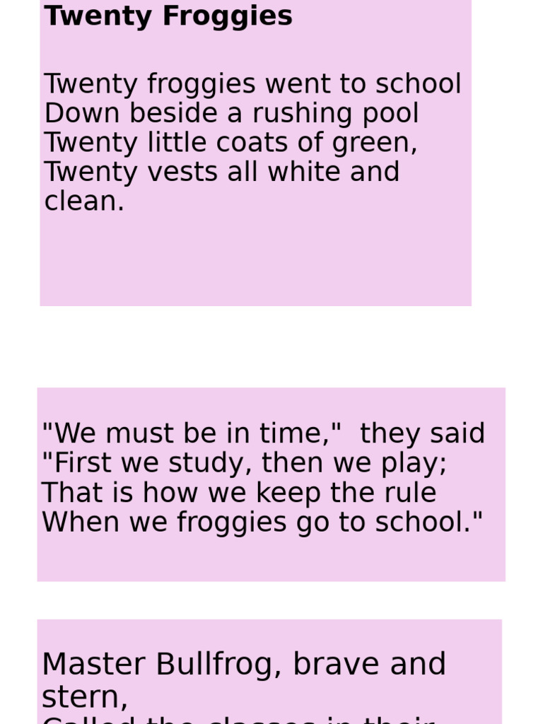 Twenty Froggies | PDF | Social Science | Art