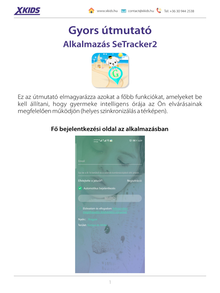 Gyors Útmutató A SeTracker2 Alkalmazáshoz | PDF