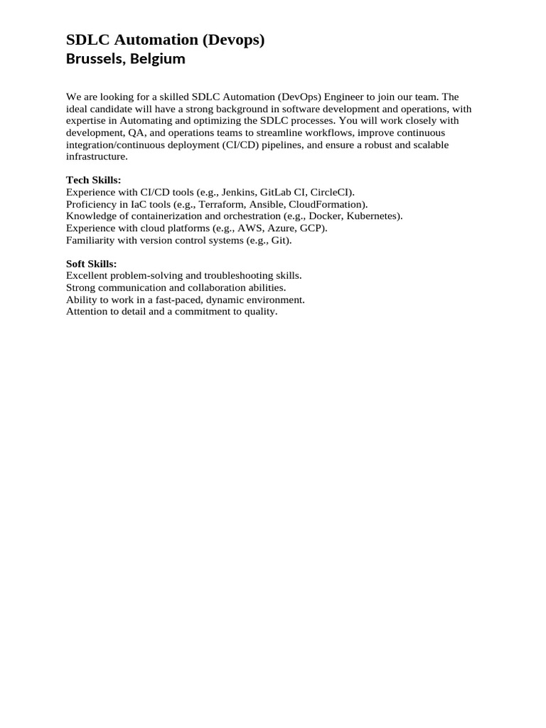 SDLC Automation (Devops) | PDF