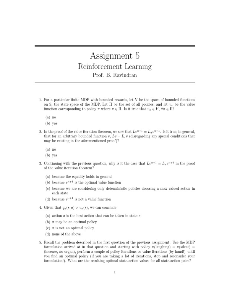 Assignment 5 | PDF | Analysis | Computational Science Assignment 5 | PDF | Analysis | Computational Science