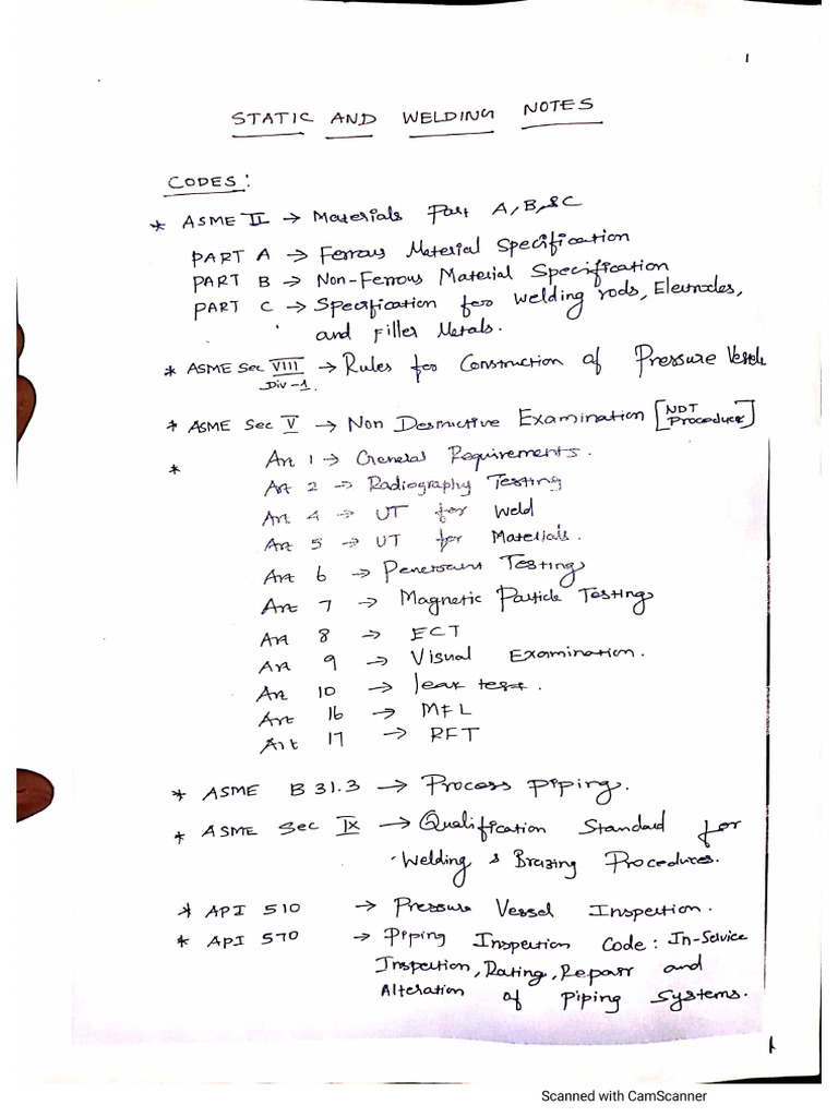 Static and Welding Notes | PDF