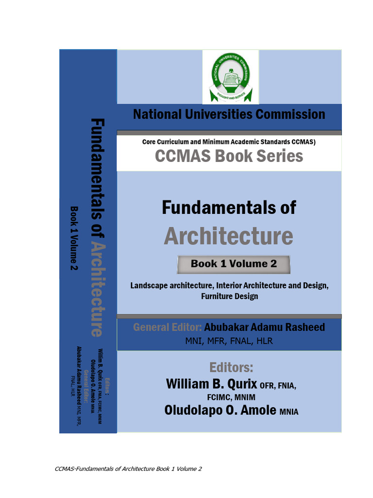 Fundamentals of Architecture - Book1 Vol-2 CCMAS SERIES | PDF
