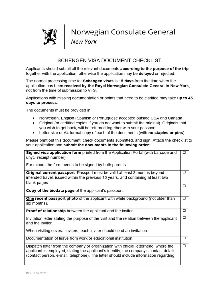 Checklist | PDF