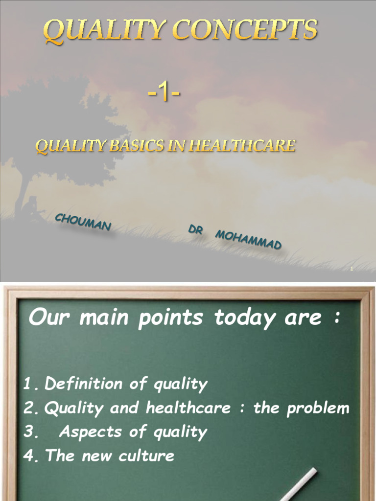 1 Quality Basics (With Notes) | PDF