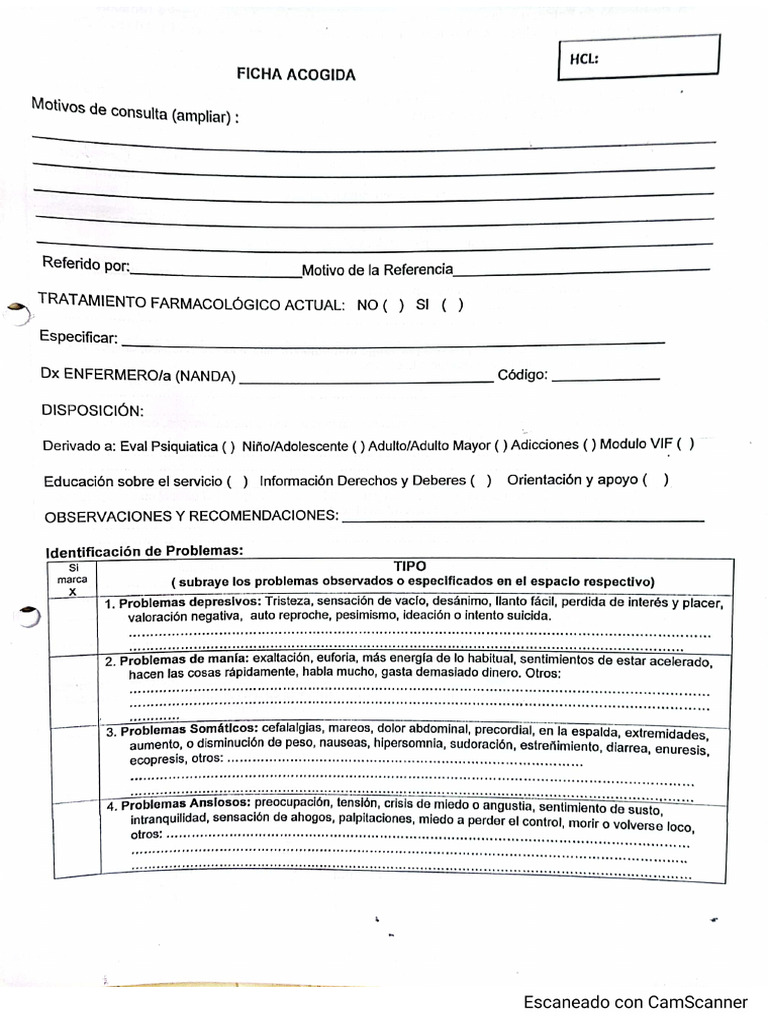 Mat. C. Formatos Enfermería. | PDF