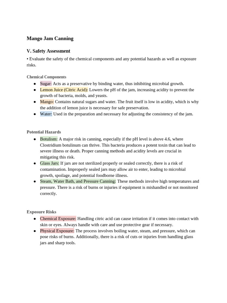 Conchem - Safety Assessment | PDF