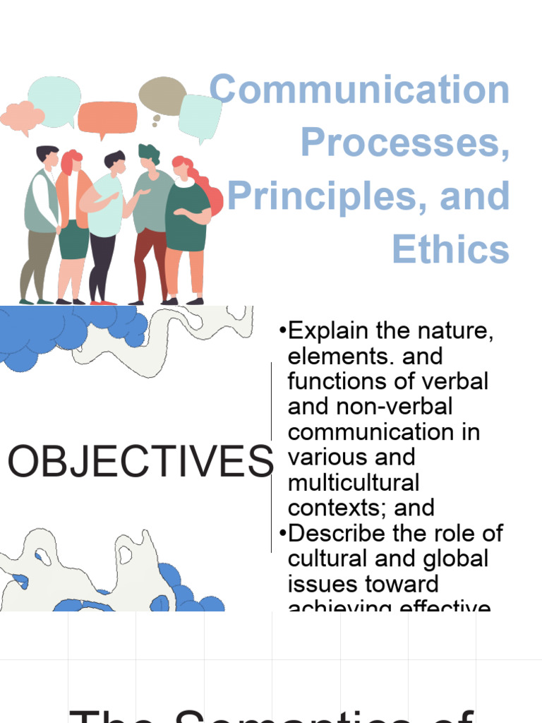 Communication Processes, Principles, and Ethics | PDF